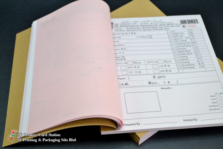 Bill Book Printing - SF Creative